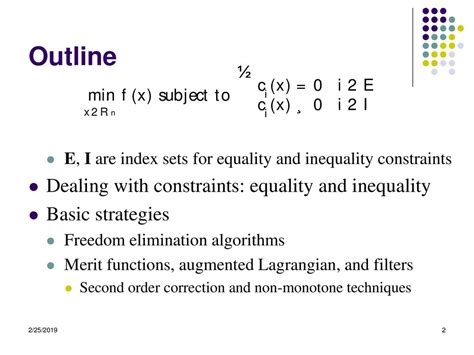 cs5321 numerical optimization ppt download
