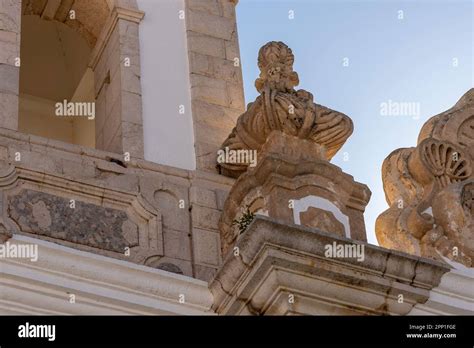 Detail Of Of The Baroque Church Of St Anthony Monument Landmark In