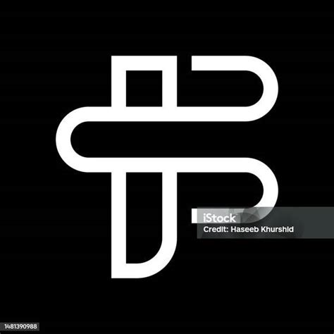 Logo Fb Minimal Icône Dune Lettre Bf Sur Fond De Luxe Idée De Logo