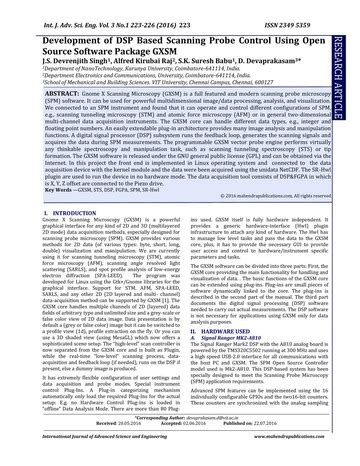 Development Of DSP Based Scanning Probe Control Using Open Source Software Package GXSM