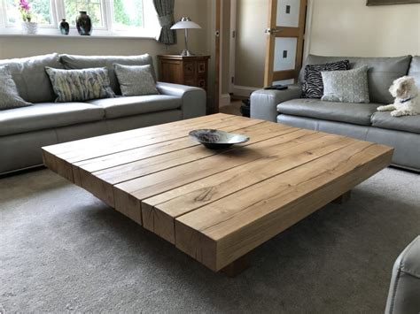 Extra Large Square Wood Coffee Table Callie Bullock