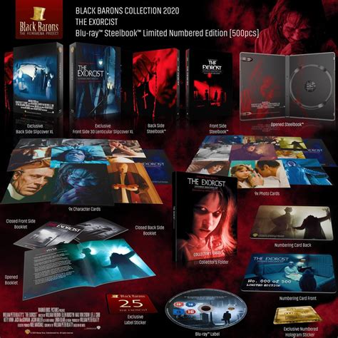 The Exorcist 1973 Blu Ray Steelbook Black Barons 25 Lenticular Xl F