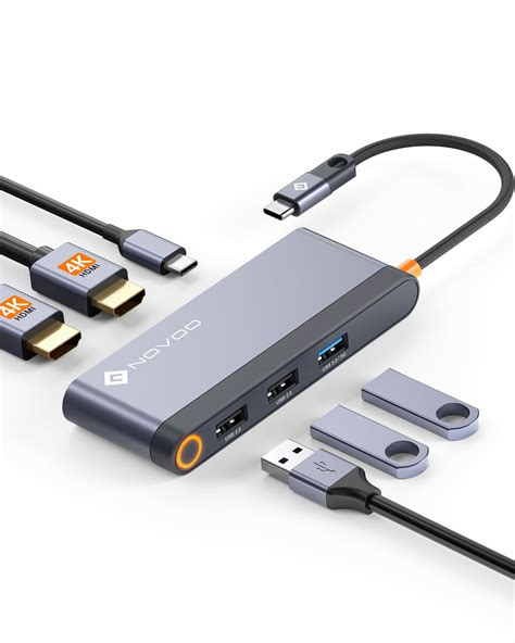 Novoo Rm6f Dual Hdmi Usb C Docking Station