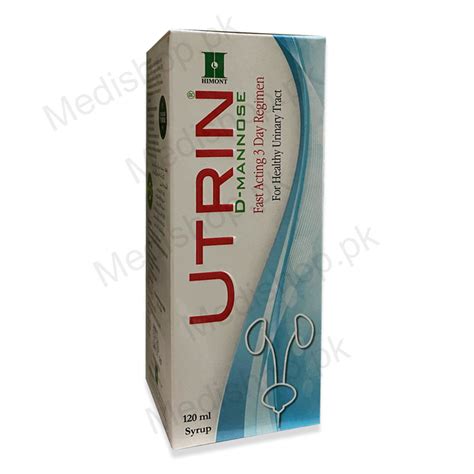 Utrin Syrup 120ml D Mannose Medishoppk