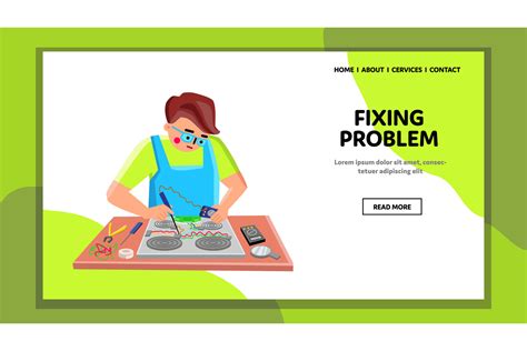 Fixing Problem Electronic Device Graphic By Sevvectors Creative Fabrica