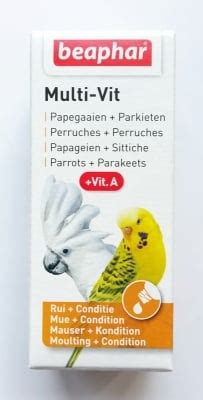 Beaphar Multi Vit Parrots + Parakeets + vit.A - мултивитамини за ...