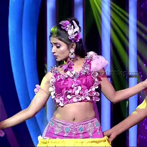 Varshini Arza Rangasthalam Dance Show Hot Caps