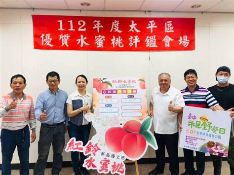 台中市太平區優質水蜜桃果品評鑑 李香慧勇奪平地水蜜桃達人