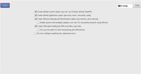 Qubes OS Installation Qubes OS Install On VirtualBox