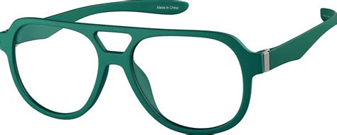 Green Optiflex Aviator Glasses 1210234 Zenni Optical