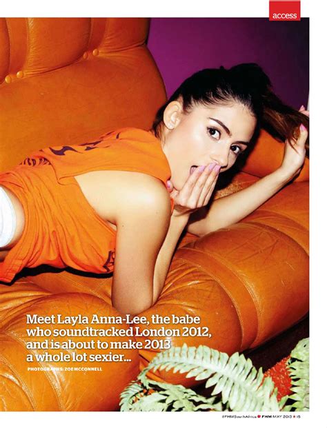 Layla Anna Lee Fhm South Africa Serious Hollywood