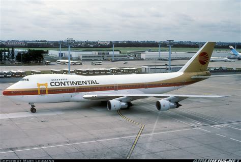 Boeing 747 238b Continental Airlines Aviation Photo 2320908