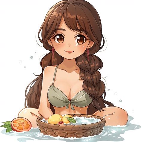 Premium Photo Cute Girl Getting Spa Treatment In Sauna