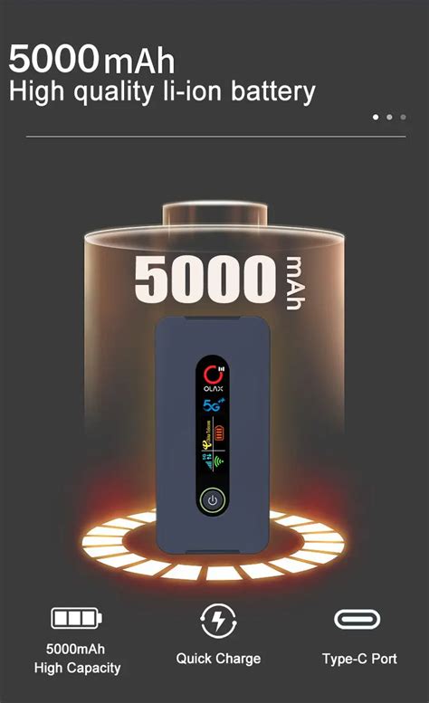 Olax Mf650 Portable Bypass Wireless Router 8000mah Battery Support Sim