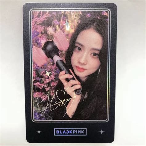 BLACKPINK JISOO OFFICIAL Lightstick Ver 2 Photocard Photo Card Kpop