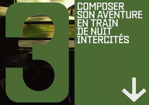 Laventure En Train De Nuit Travel Graphic Design Numbers Typography