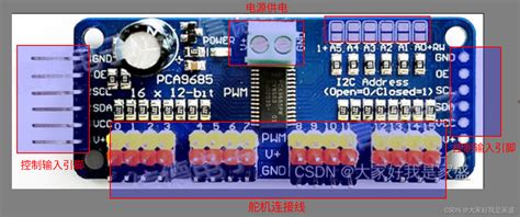 使用arduino控制多个pca968516路舵机控制板从而达到最多可以控制992个伺服舵机arduino Pca9685 Csdn博客