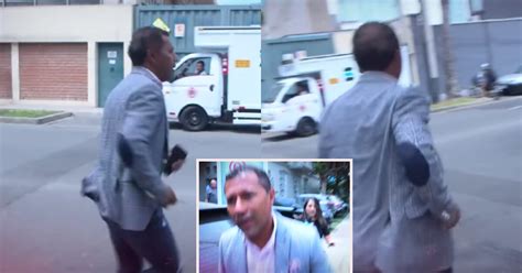 Roberto ‘chorri Palacios Evade Las Preguntas De La Reportera De ‘amor