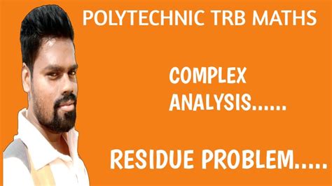 Pg And Polytechnic Trb Maths 2020 Complex Analysis Residue Related