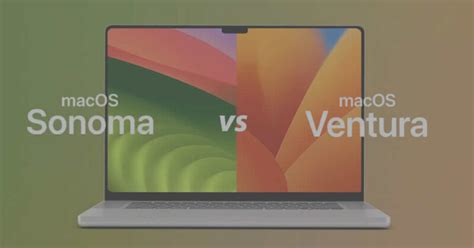 MacOS Sonoma Vs Ventura Performance Features TheSweetBits