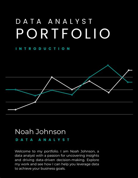 Free Data Analyst Portfolio Template To Edit Online