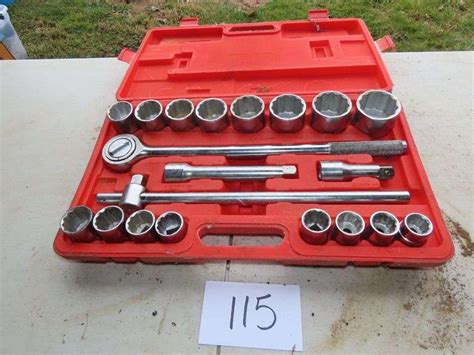 3 4 Drive Socket Set 21pc Chuck Marshall Auction And Real Estate Co