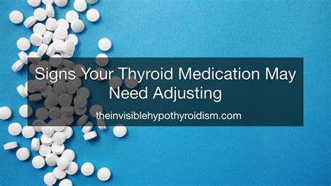Does Your Thyroid Medication Need Changing The Invisible Hypothyroidism