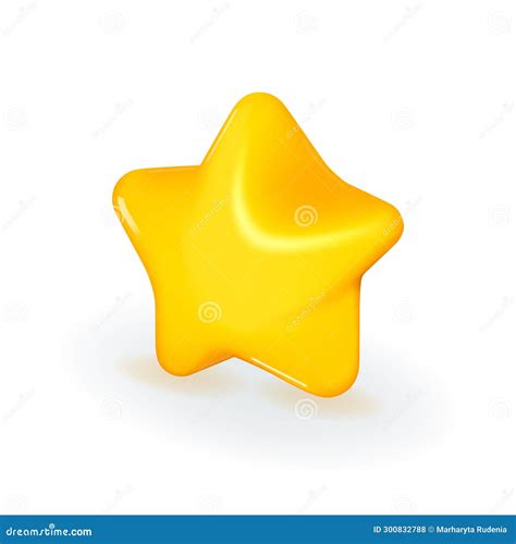 Yellow D Star Icon Vector Illustration Design Stock Illustration Illustration Of Shape