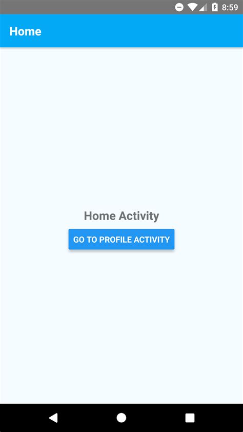 navigating between screens or activities using react navigation library