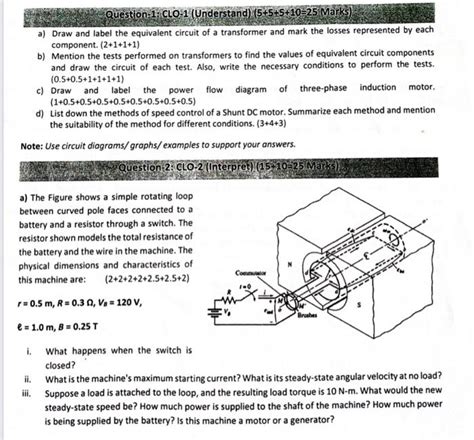 question 1 clo 1 understand 5 5 5 10 25 marks a