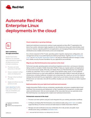 Automate Red Hat Enterprise Linux Deployments In The Cloud