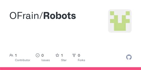 Github Ofrainrobots