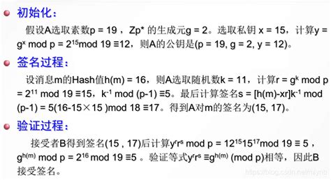 Elgamal签名算法初始化和签名含c语言 Csdn博客