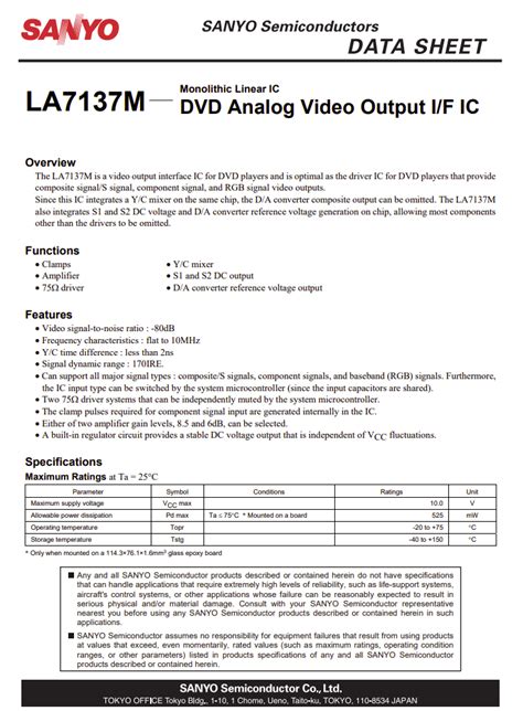 La7137m Soic 24 Integrated Circuit Fiyatı Satın Al Sipariş Ver