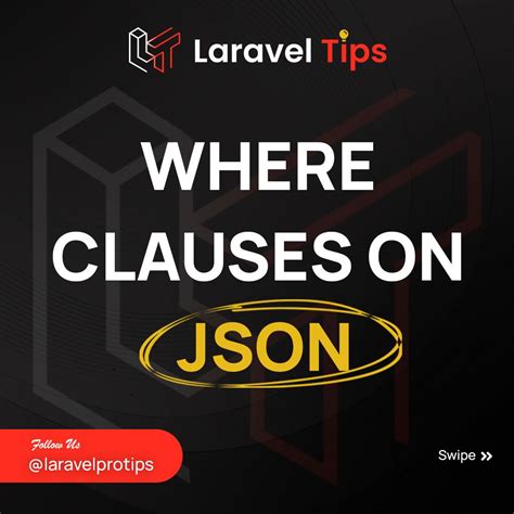 Laravel Tips On Linkedin Json Whereclause Laravel Phpframework Backend Backenddeveloper