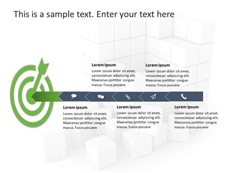 business goals 3 powerpoint template