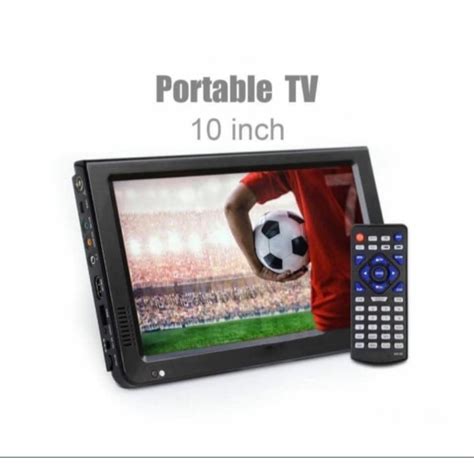 Портативен телевизор Perfect Tv 10 Inch 12 220v Цифров тунер Dvb T2