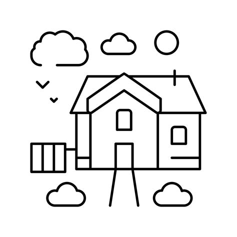 Urban Area Line Icon Vector Illustration 18996666 Vector Art At Vecteezy