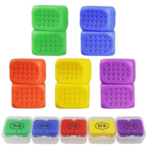 Jawline Exerciser For Men And Women5 Resistance Levels 10 Pcsmade Of