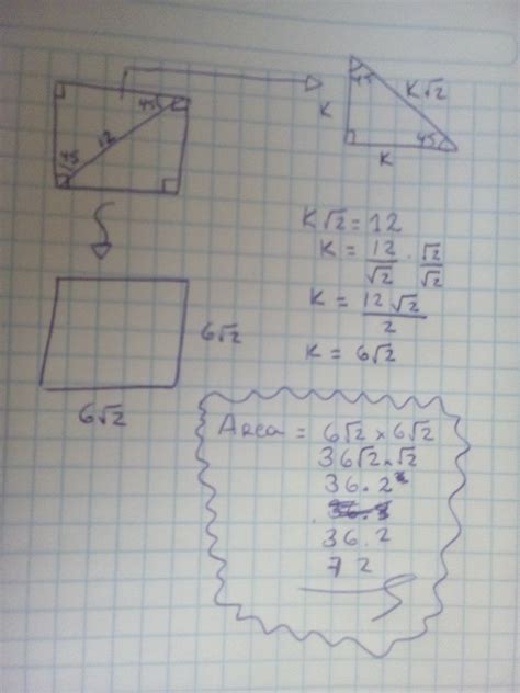 Calcula El Area De Un Cuadrado Cuya Diagonal Mide 9 Trimapa