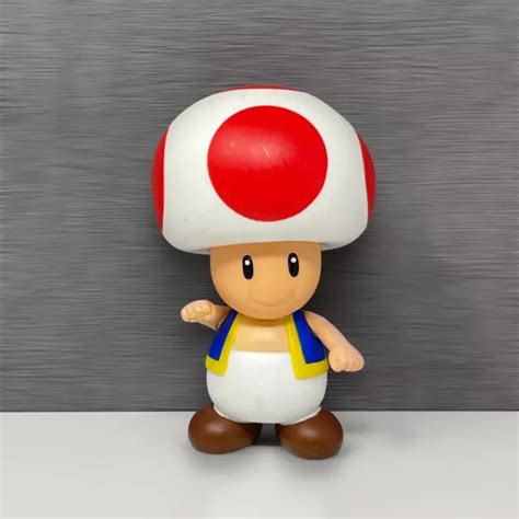 Nintendo Toad Super Mario Bros Action Figure Toy 4 £5 00
