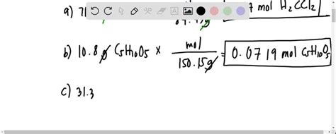 Solved Calculate The Number Of Moles In Each Sample Express Your Answer With The Appropriate