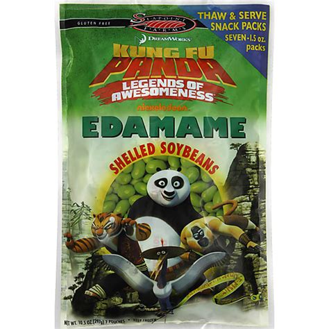 Seapoint Farms Edamame Shelled Soybeans Nickelodeon Kung Fu Panda