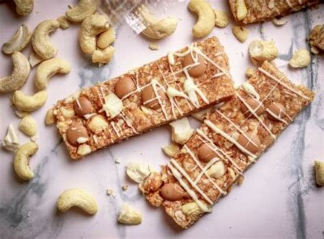 Хрупкави протеинови барчета с кашу Рецепти 2025