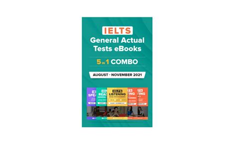 IELTS General 5 In 1 Actual Tests EBook Combo August November 2021