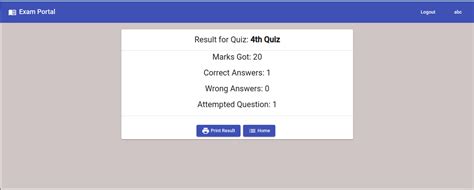 print results pdf · issue 44 · anmolmalhotra97 exam portal front end · github