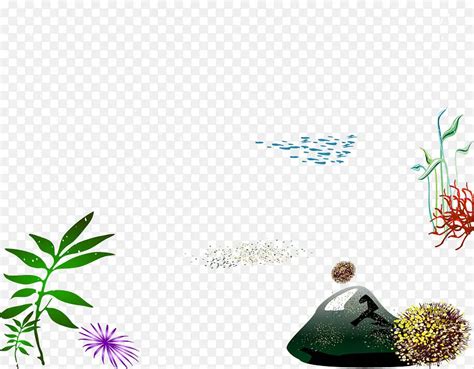 海底生物植物装饰矢量图PNG图片素材下载 图片编号yargxaak 免抠素材网