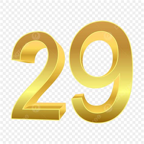 Efecto 3d Numero De Oro PNG 3d Número De Oro 3d 3d De Oro PNG y