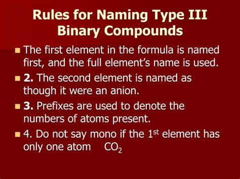 PPT Naming Type III Compounds PowerPoint Presentation Free Download ID