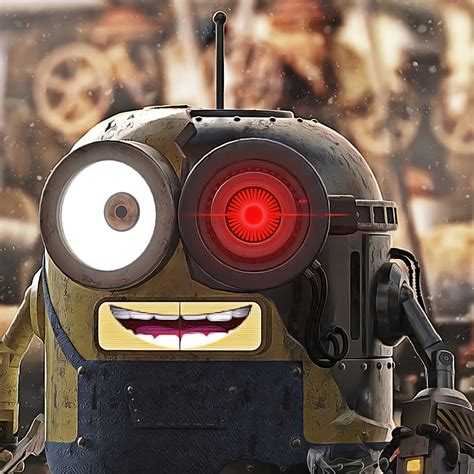 1024x1024 Robot Minion 1024x1024 Resolution Hd 4k Wallpapers Images Backgrounds Photos And